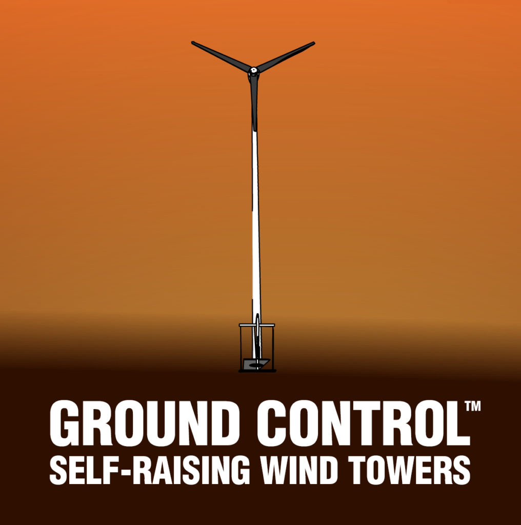 Introducing Ground Control™ Self-Raising Wind Towers - Pollywog